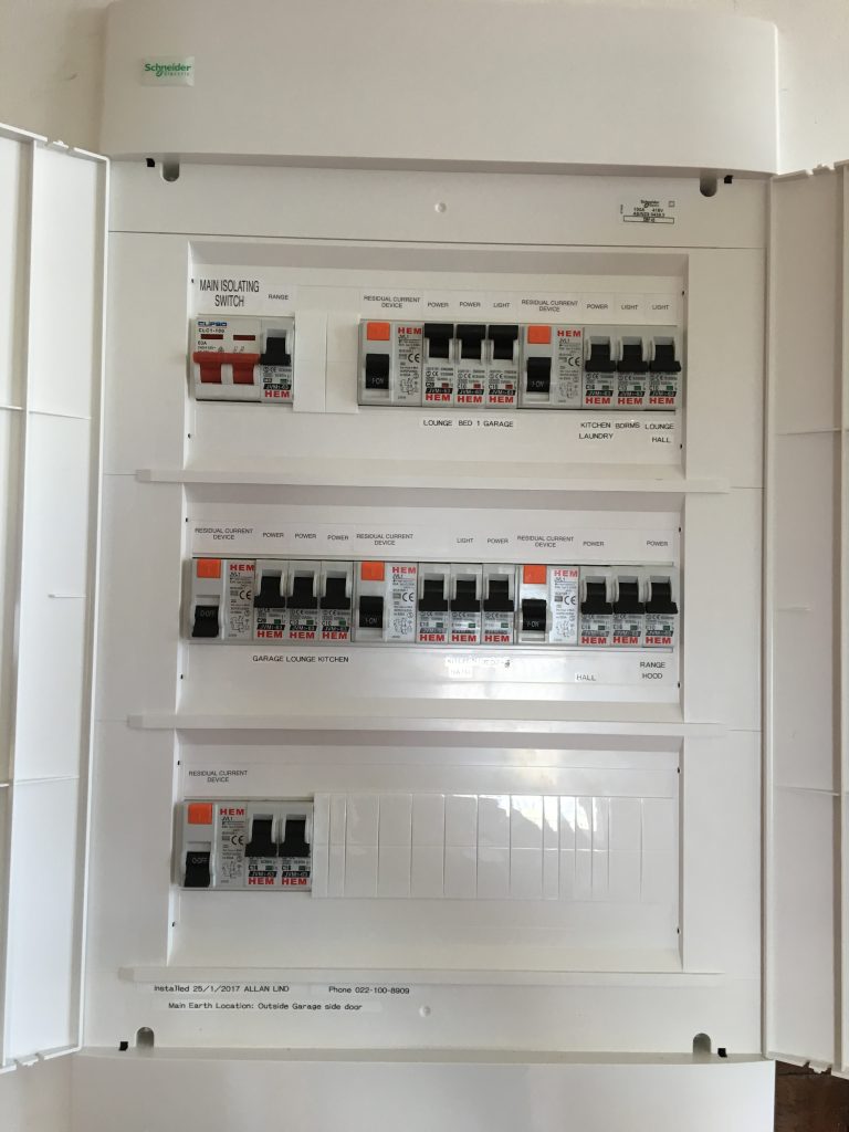 Domestic Switchboard Replacement and Re-wiring - Lind Electric